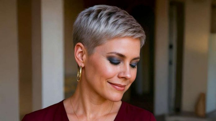 Chic and Confident: 360° Platinum Pixie Haircuts for Modern Women - Likeeed