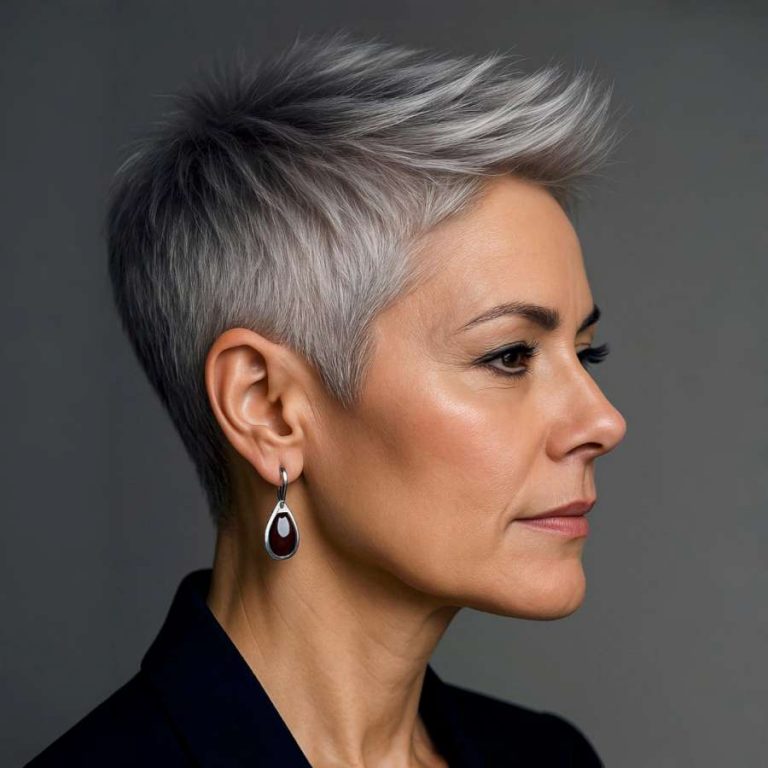 Timeless Silver Pixie Cuts from Every Angle - Likeeed