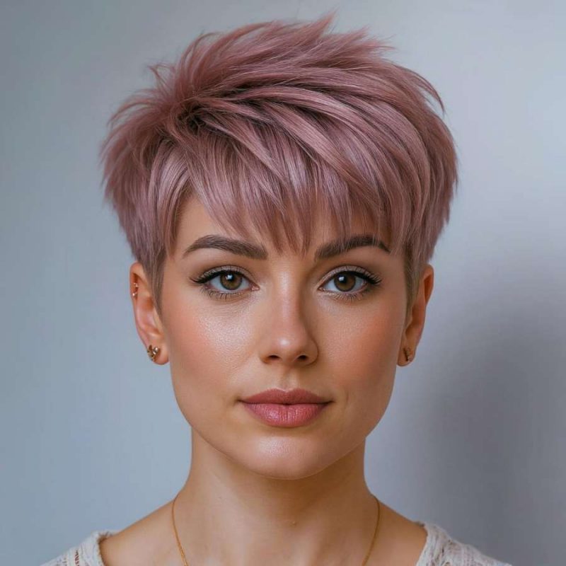 Modern Rose Pixie Styles with Texture and Grace - Likeeed