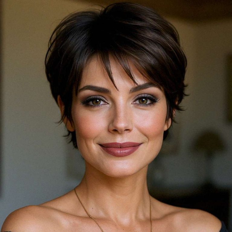 A Timeless Dark Pixie Cut from Every Angle - Likeeed